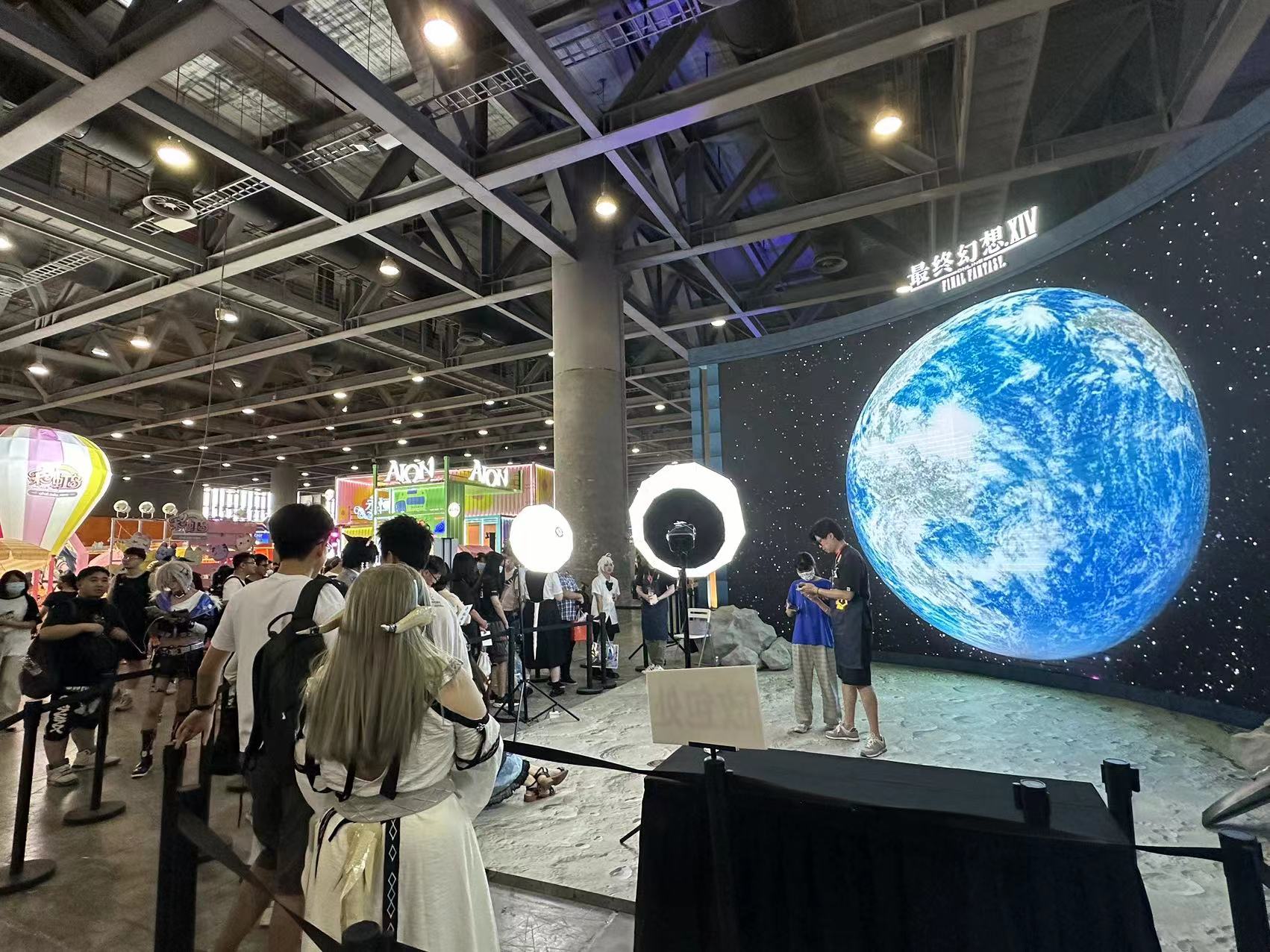 《最终幻想14》广州CICF现场精彩直击！_国内游戏资讯-叶子猪资讯中心